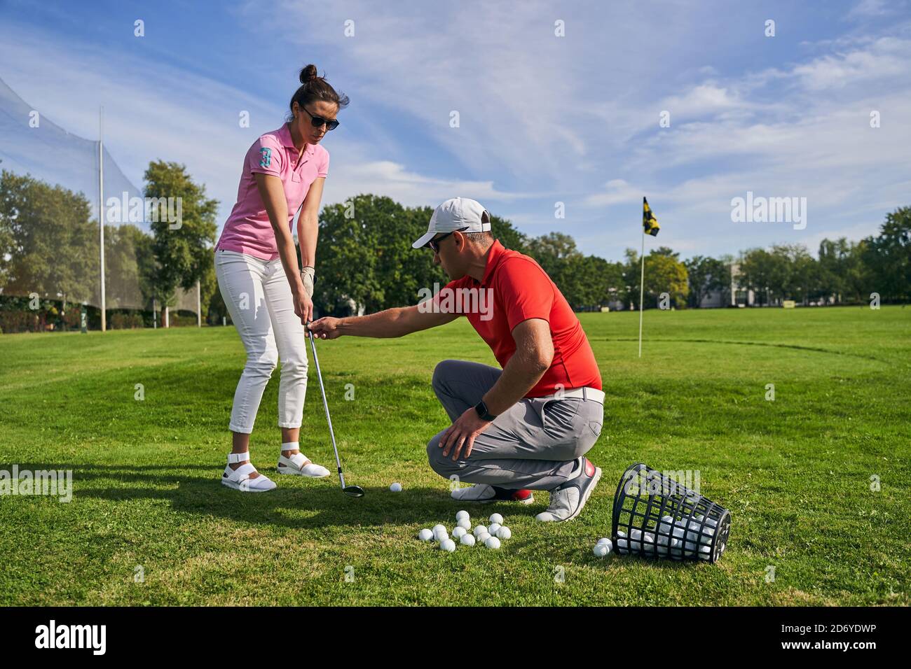 Golfer hands hi-res stock photography and images - Alamy