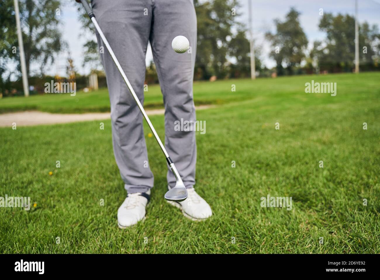 Throwing golf club hi-res stock photography and images - Alamy