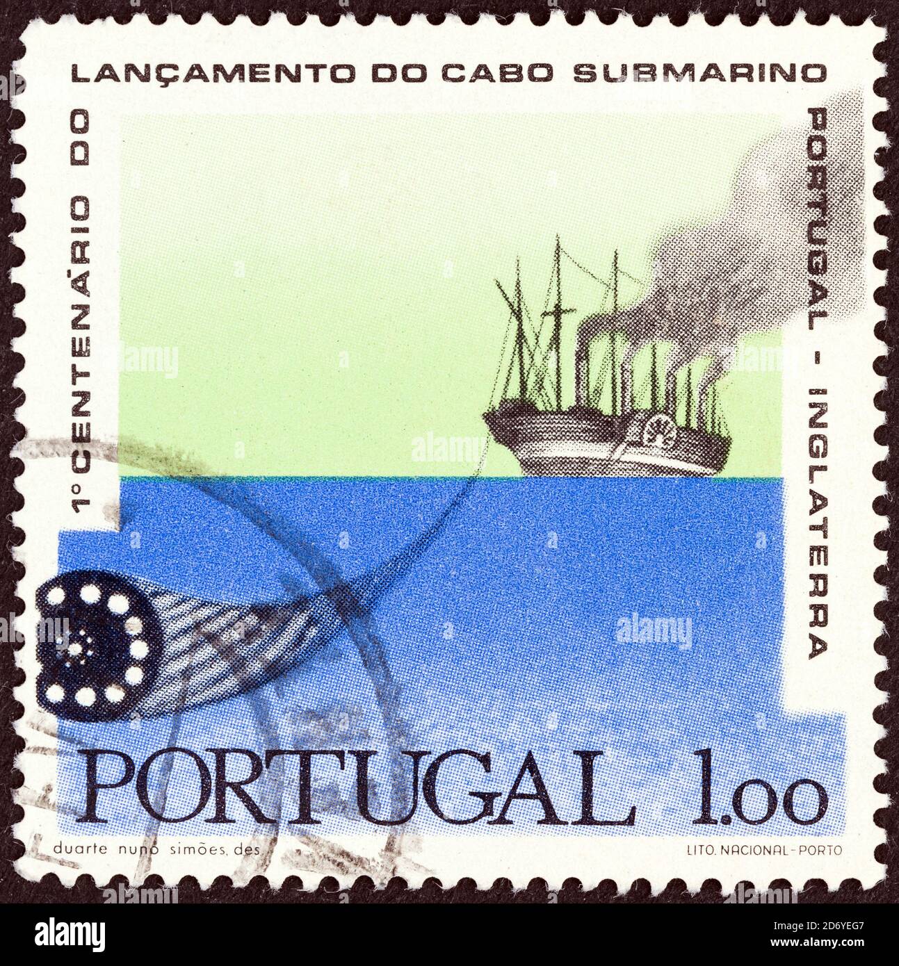 Postage stamp portugal hi-res stock photography and images - Alamy