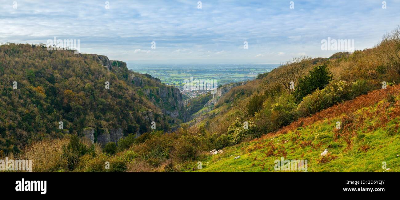 Climbing Limestone Rock Of Cheddar Gorge High Resolution Stock ...