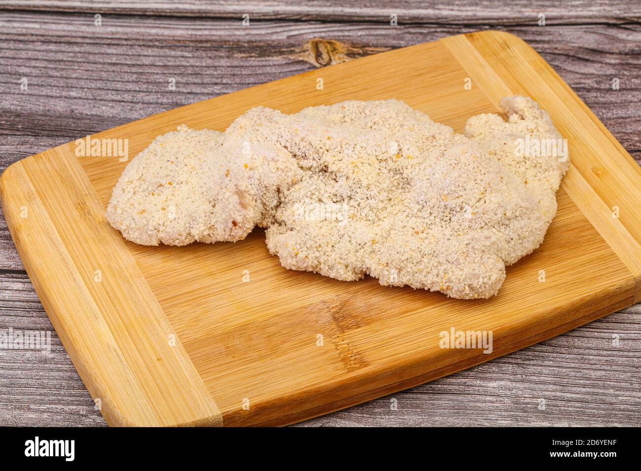 Raw pork meat schnitzel for roast Stock Photo - Alamy