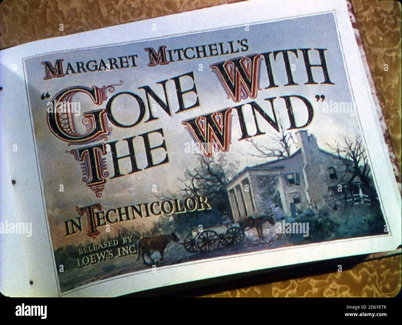 Artwork of Tara from the original release Movie Trailer for GONE WITH THE WIND 1939 director ...