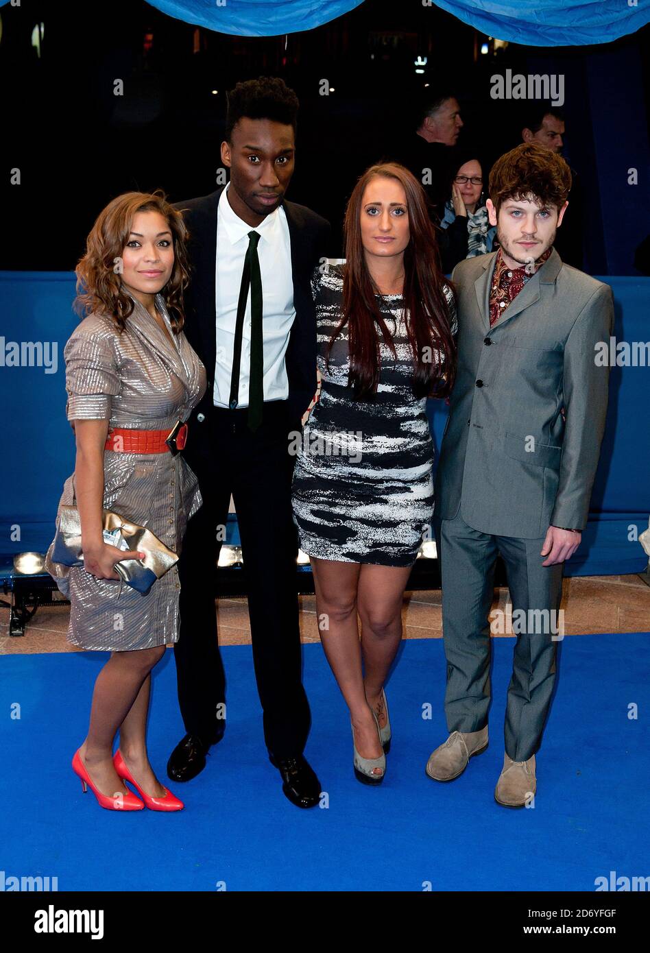 The cast of Misfits (left to right) Antonia Thomas, Nathan Stewart ...