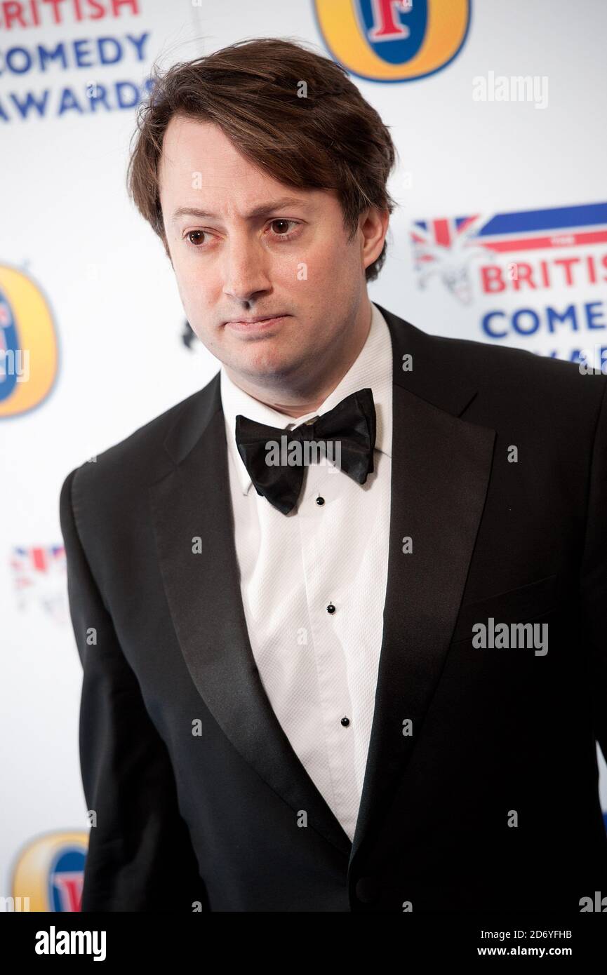 David Mitchell arriving at the British Comedy Awards at Indigo2, at the ...
