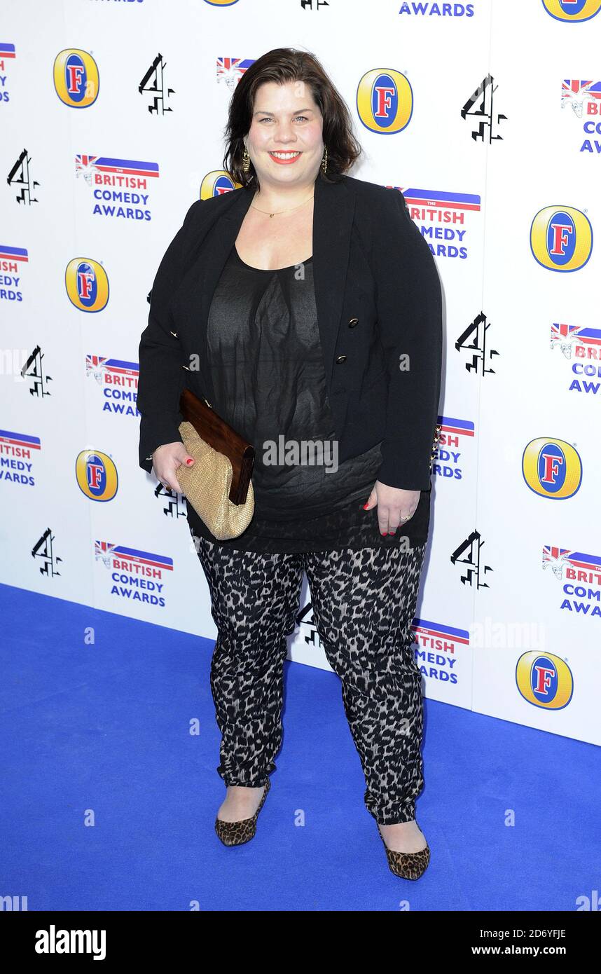 Katy Brand arriving at the 2010 British Comedy Awards at Indigo2, at ...
