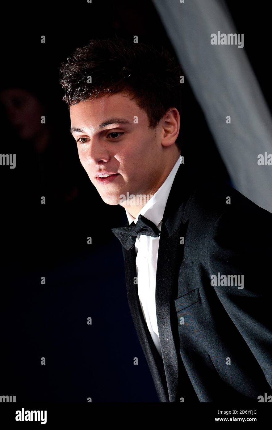 Tom Daley arriving at the British Comedy Awards at Indigo2, at the O2 ...