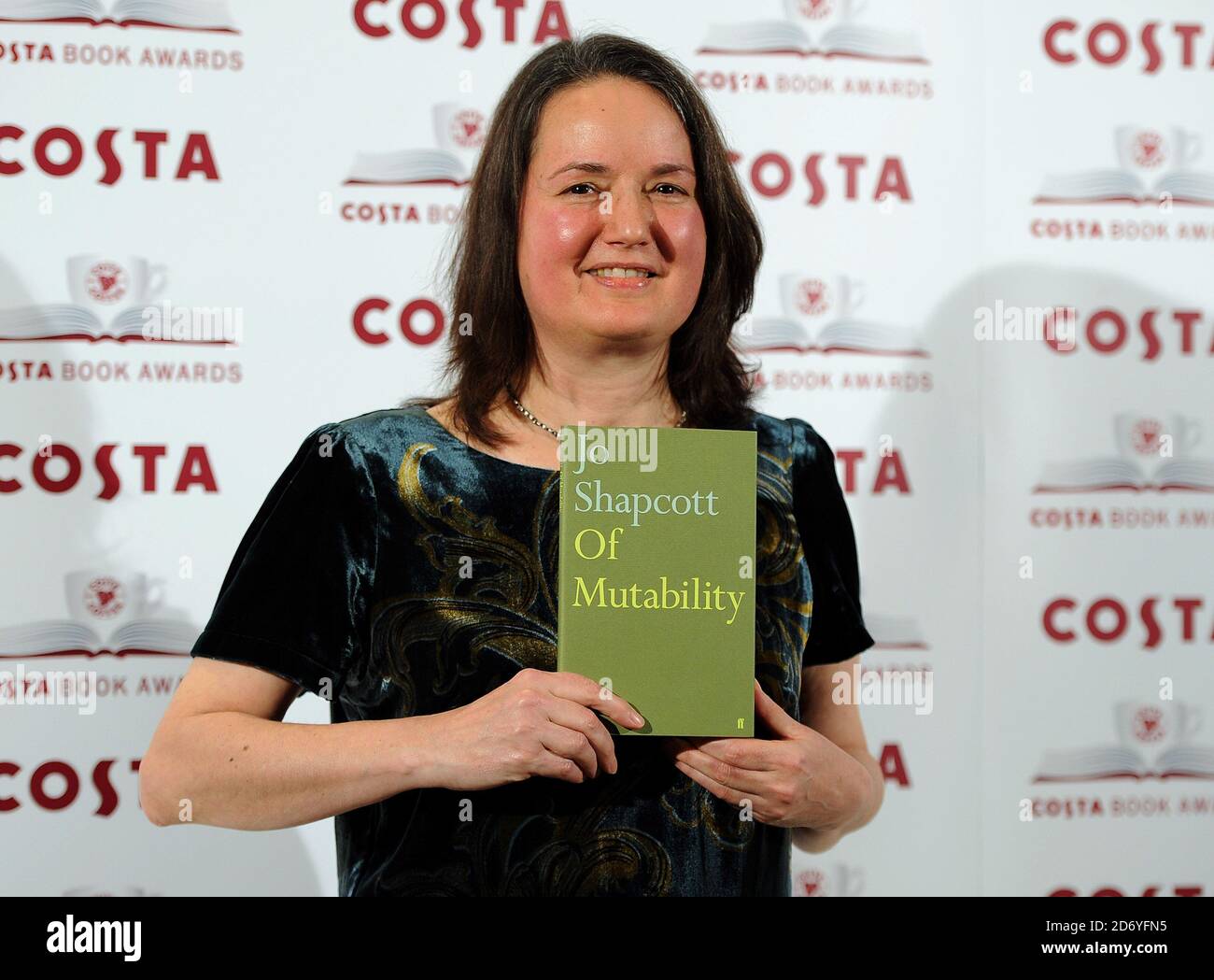 Poetry Award winner Jo Shapcott pictured at the Costa Book Awards, held ...