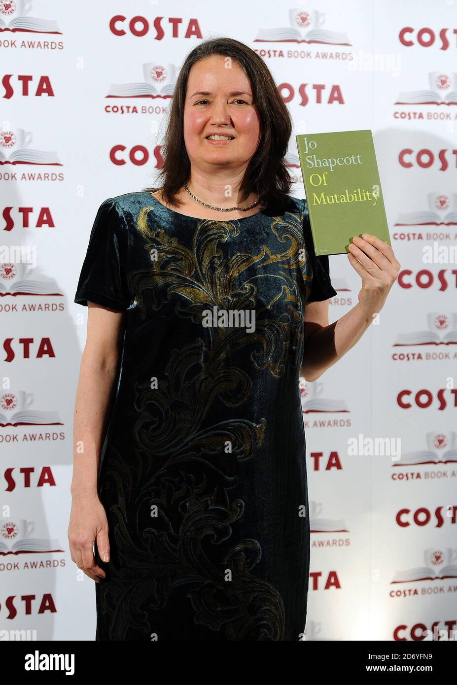 Poetry Award winner Jo Shapcott pictured at the Costa Book Awards, held ...