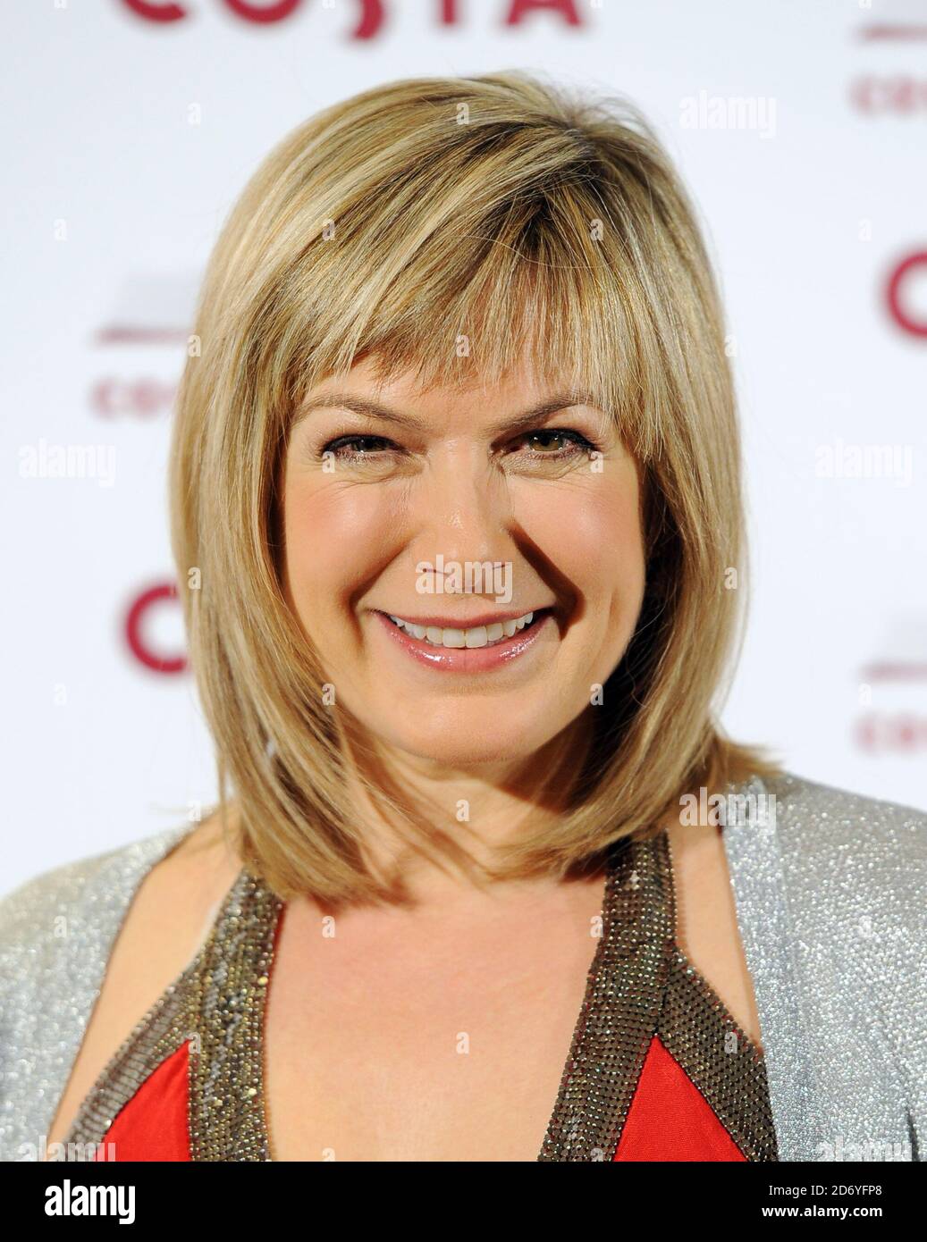 Penny Smith pictured at the Costa Book Awards, held at Quaglinos ...