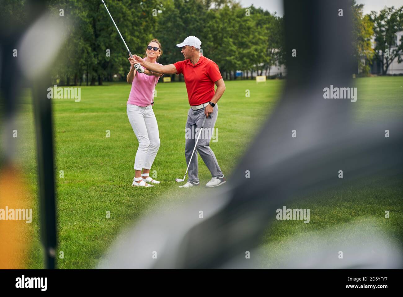 Golf lesson hi-res stock photography and images - Alamy