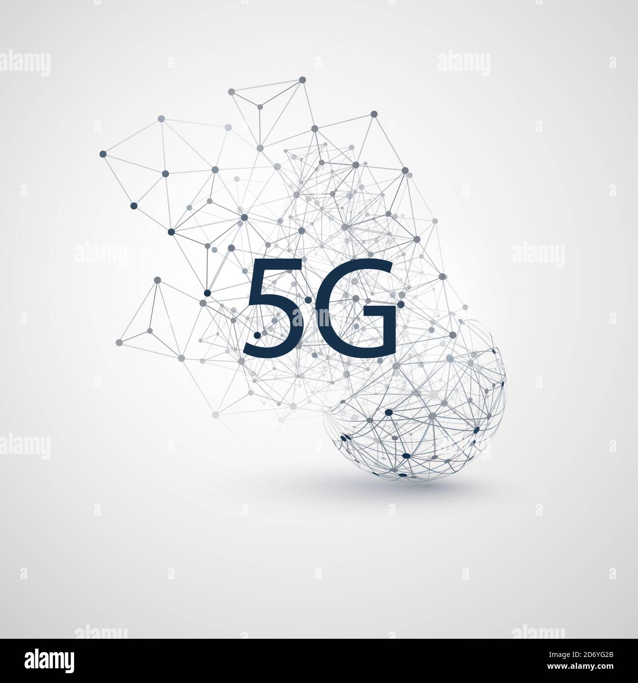 5g network label wireframe hi-res stock photography and images - Alamy