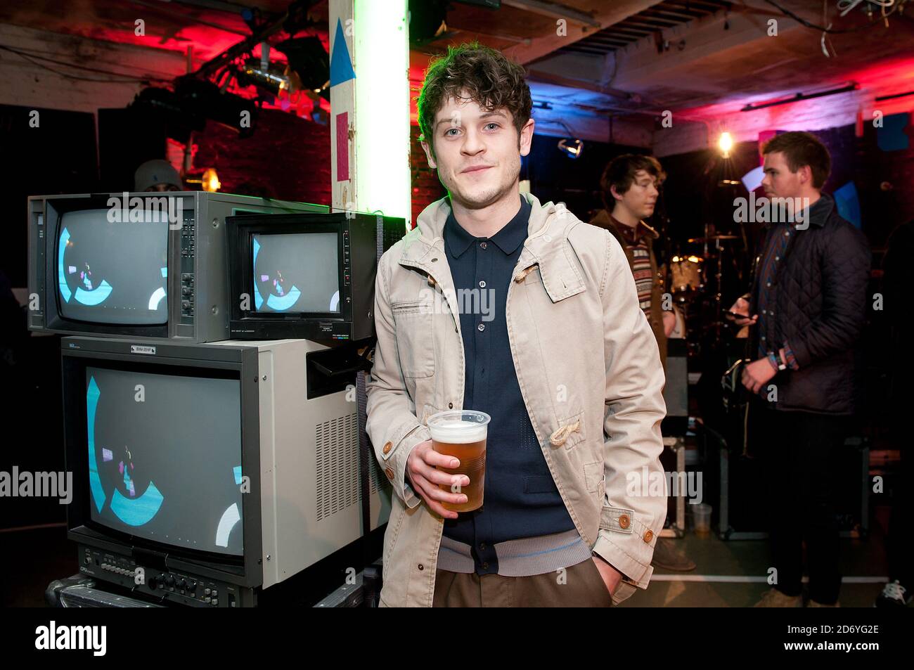 Actor Iwan Rheon pictured during the filming of Topman CTRL MX, in ...
