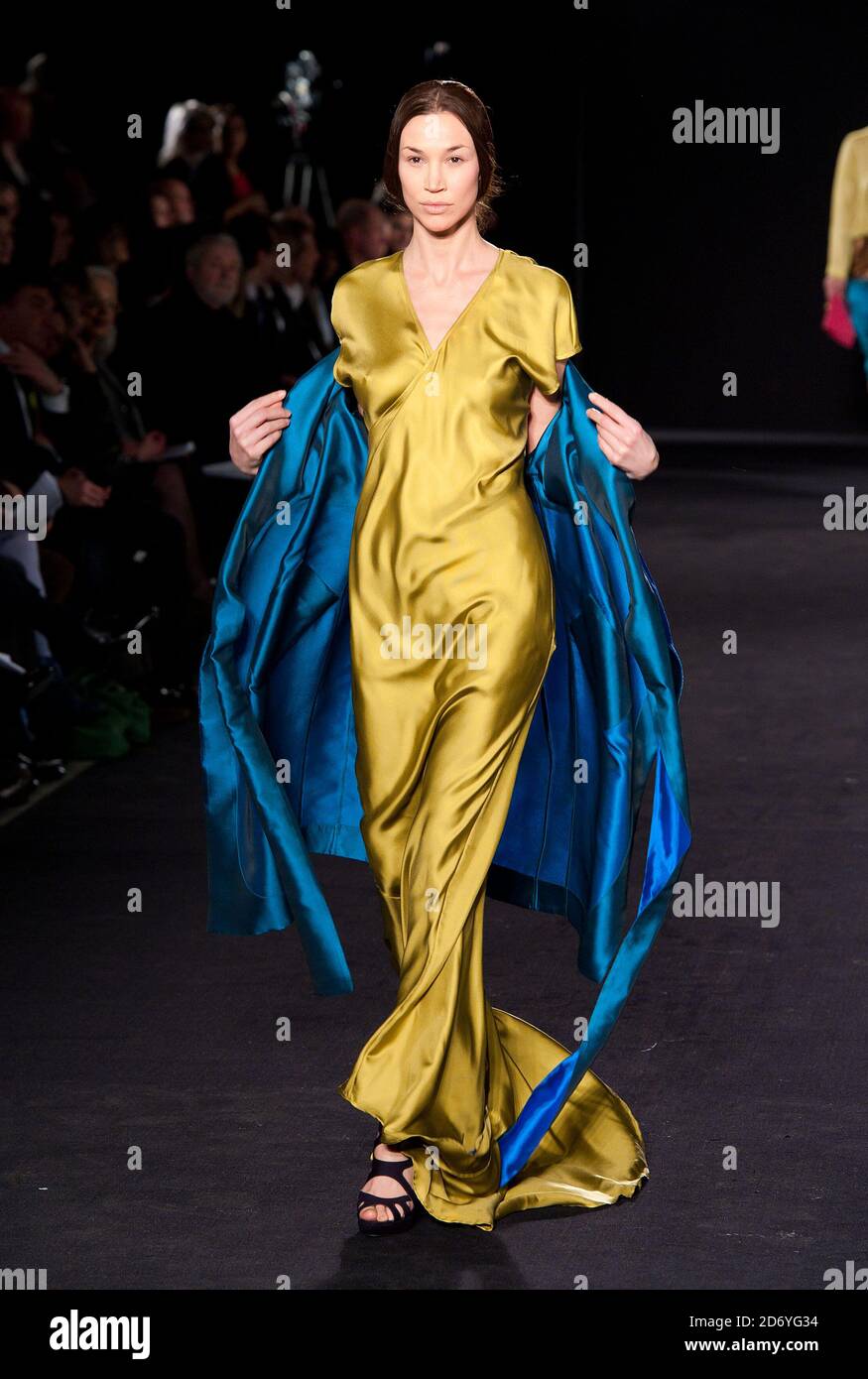 A model wears designs by Nicholas Komor at the London College of ...