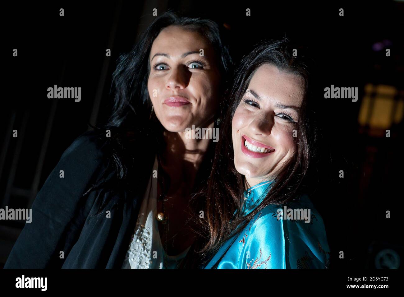 Kate McGowan and Ashley Mitchell arrive at the London Evening Standard British Film Awards 2011 ...