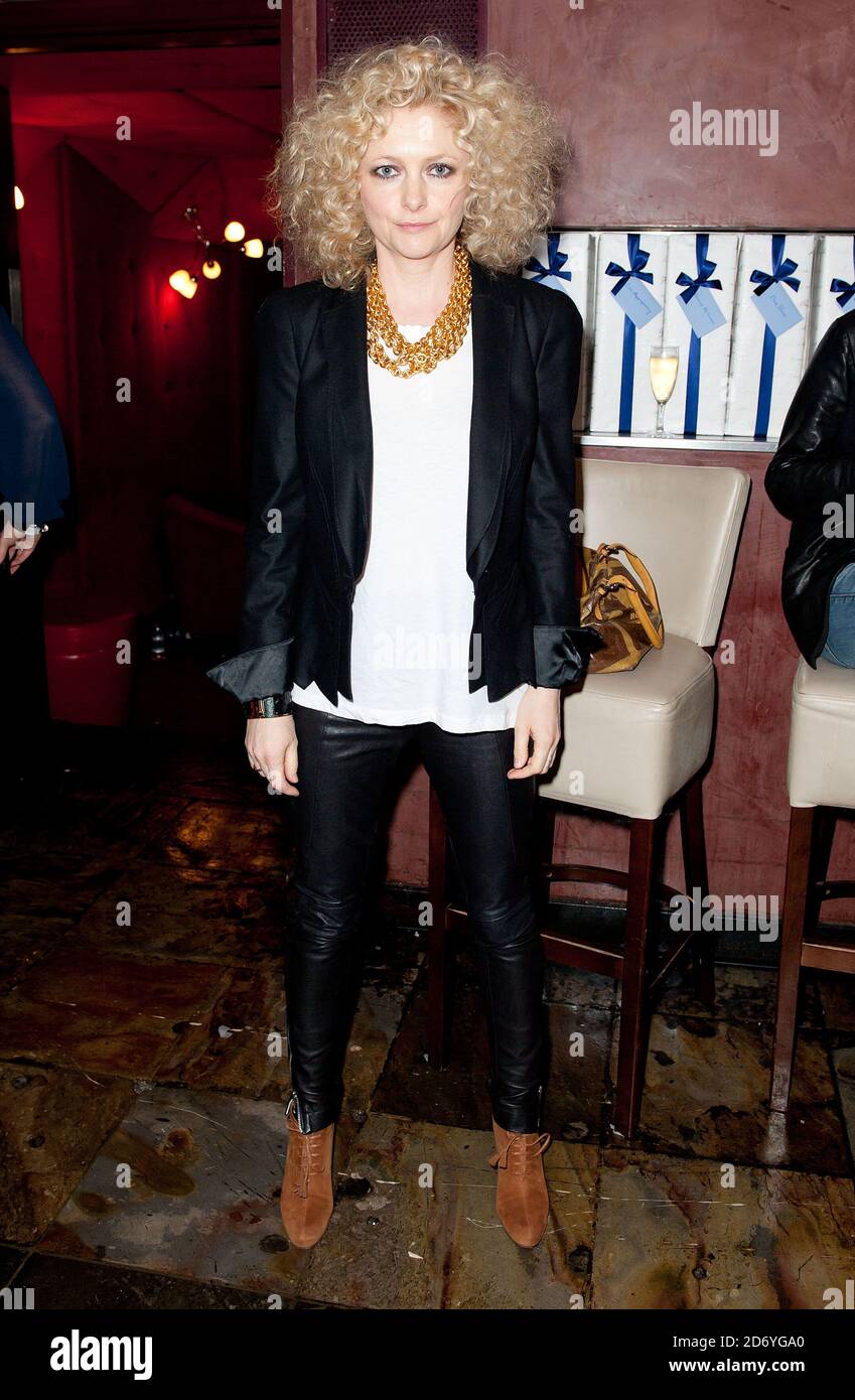 Alison Goldfrapp pictured backstage at the Music Producers Guild awards ...