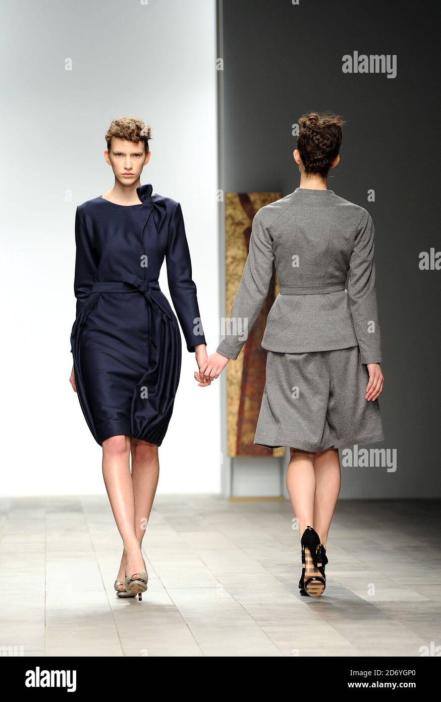 A model on the catwalk during the Corrie Nielsen fashion show, held at ...