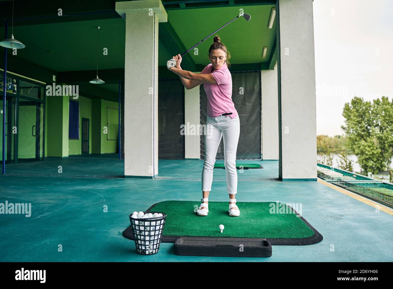 Teeing off driver golf hi-res stock photography and images - Alamy