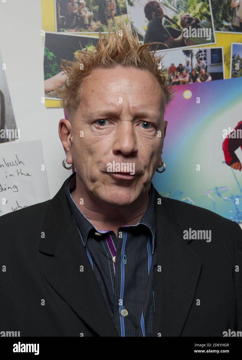 John lydon pictured at the launch of his new book hi-res stock ...