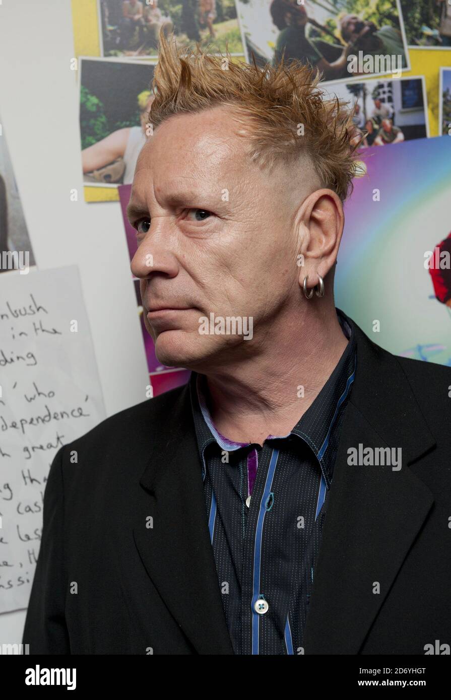 John Lydon pictured at the launch of his new book, Mr Rotten's ...