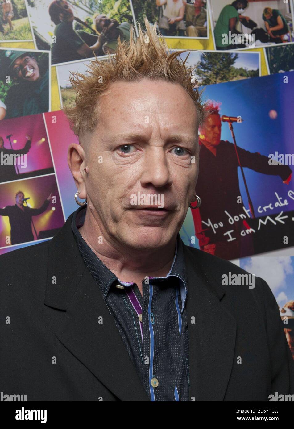 John Lydon pictured at the launch of his new book, Mr Rotten's ...