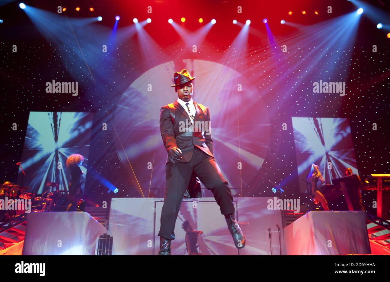 Ne-Yo performing at the O2 Arena in east London Stock Photo - Alamy