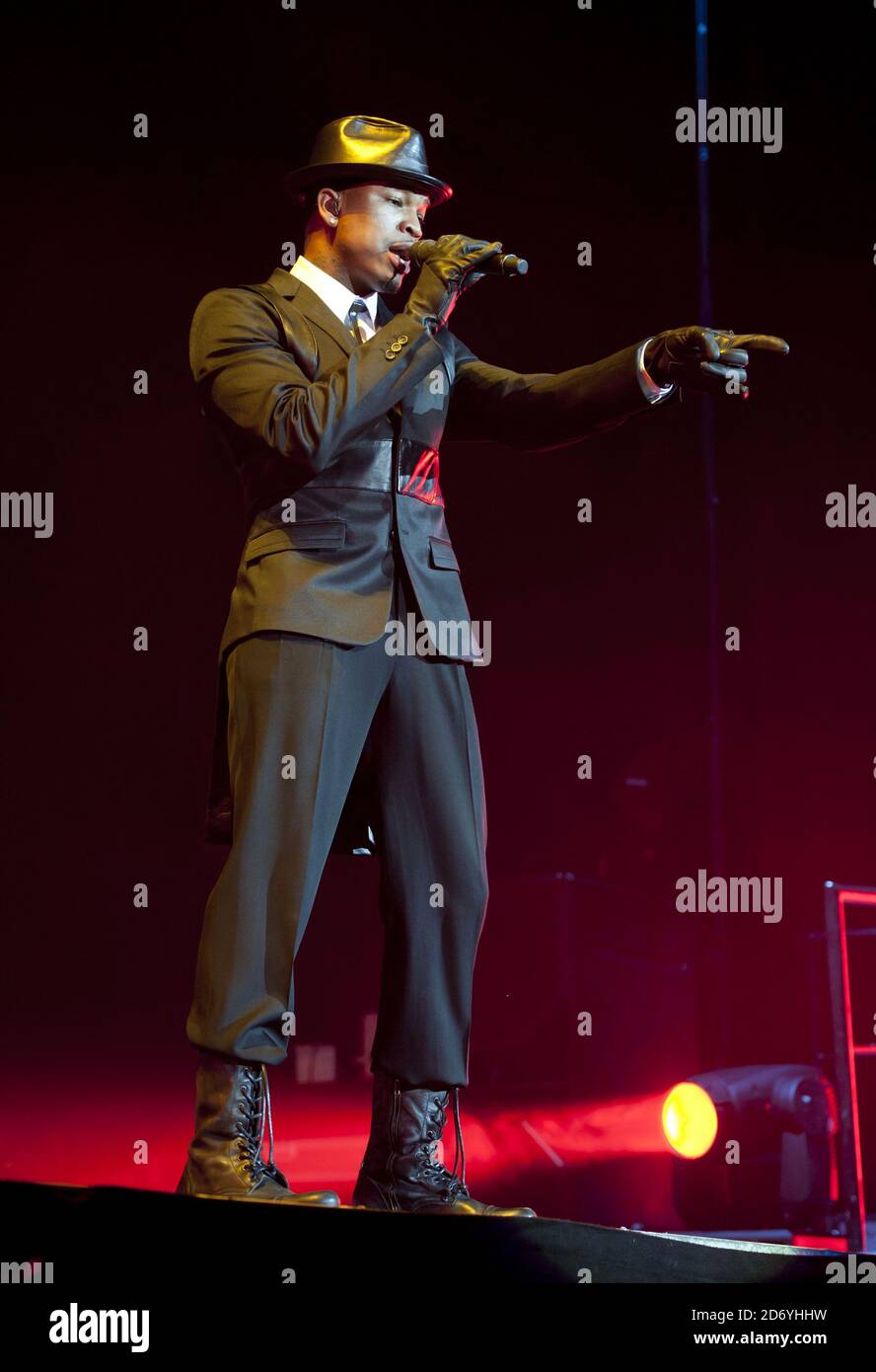 Ne-Yo performing at the O2 Arena in east London Stock Photo - Alamy
