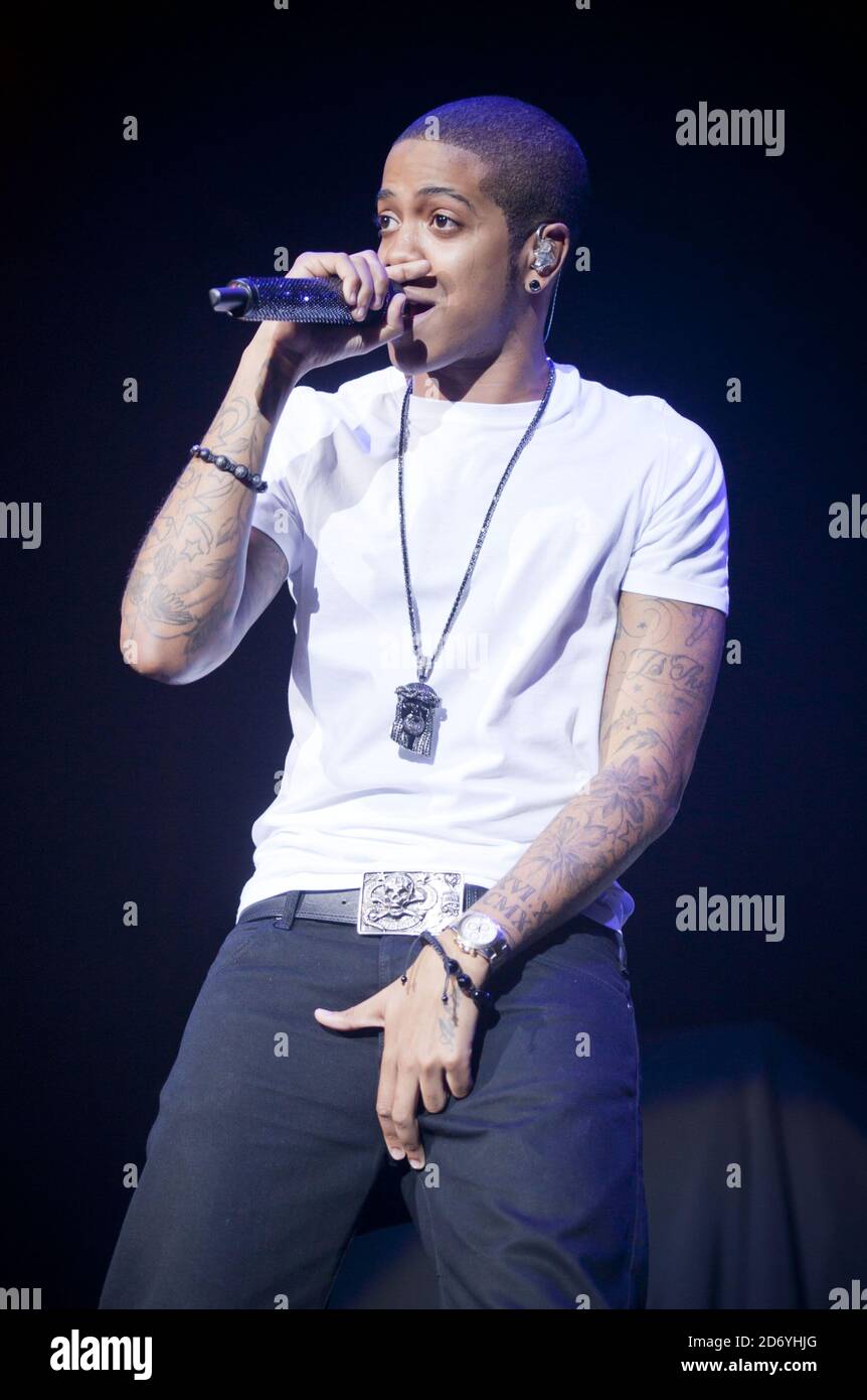 Chipmunk performs at the O2 Arena in east London, as a support act for ...