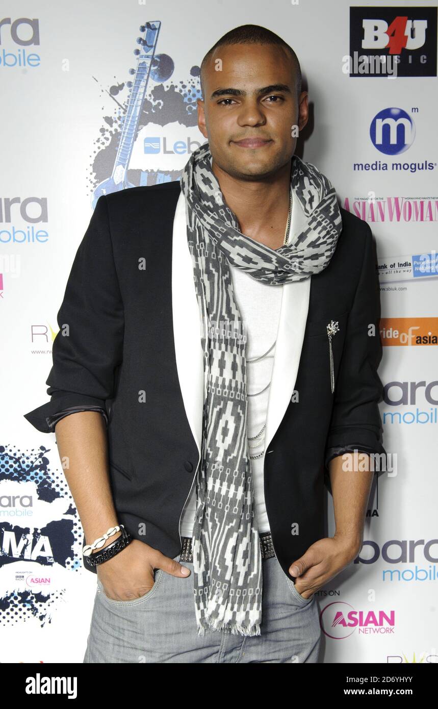 Mohombi pictured backstage at the UK Asian Music Awards, at the ...