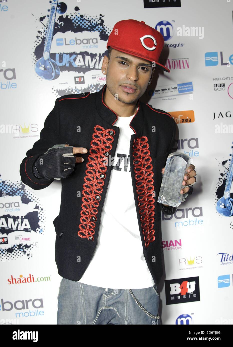 Best Best Newcomer award winner Jernade Miah pictured backstage at the ...
