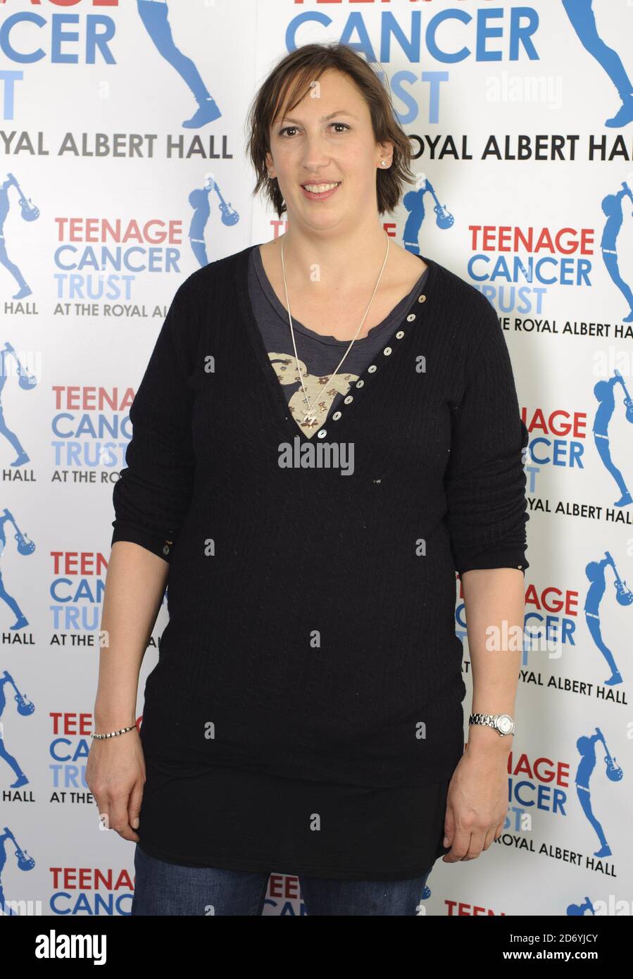 Comedian Miranda Hart pictured backstage at the Concerts for Teenage ...