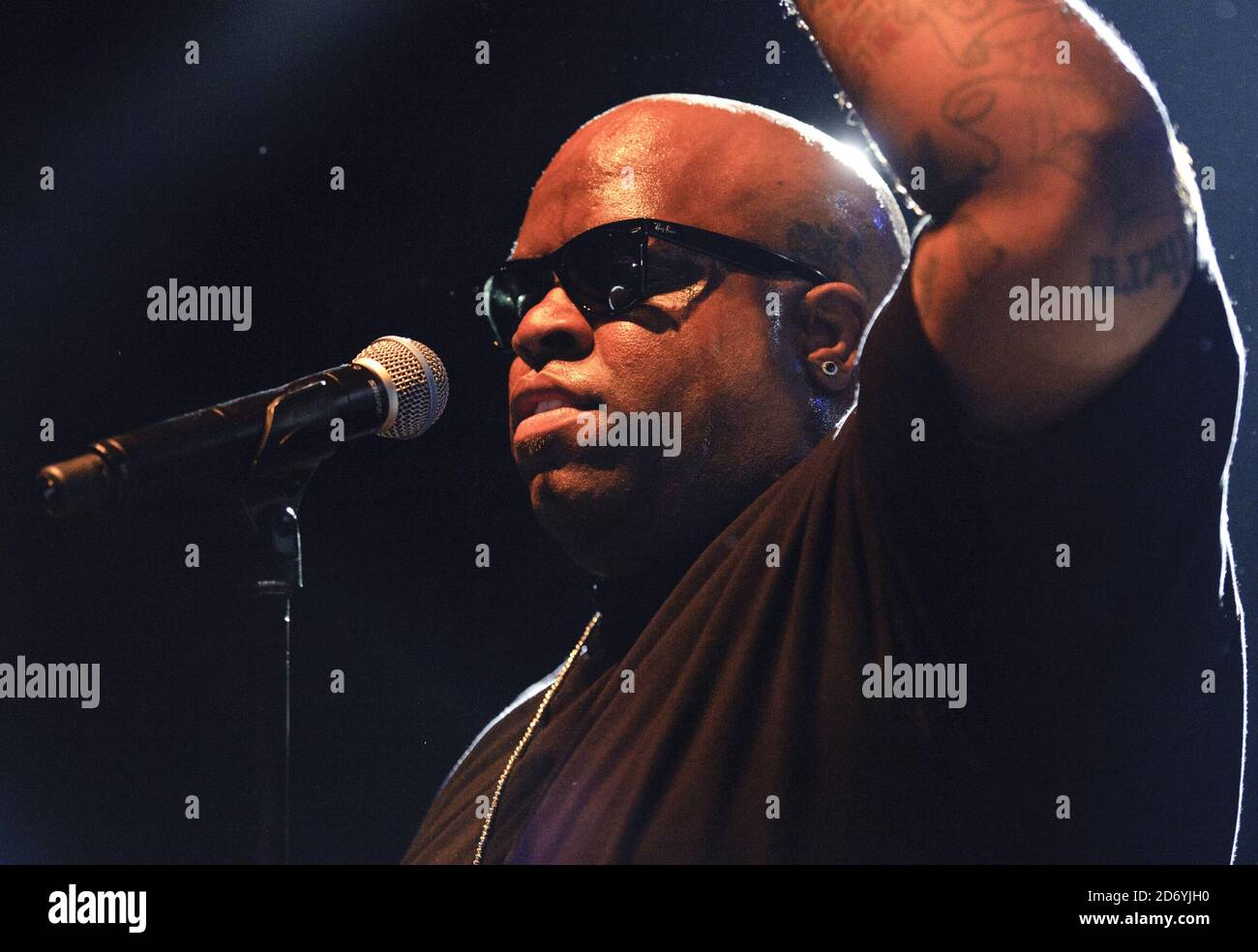 Cee Lo Green on stage at the Shepherd's Bush Empire in west London ...
