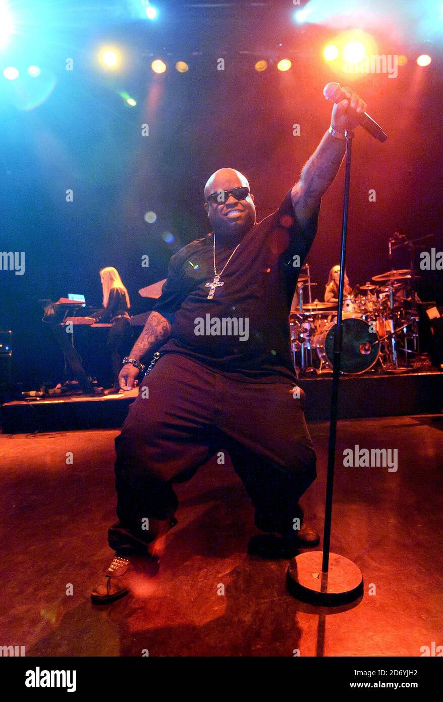 Cee Lo Green on stage at the Shepherd's Bush Empire in west London ...