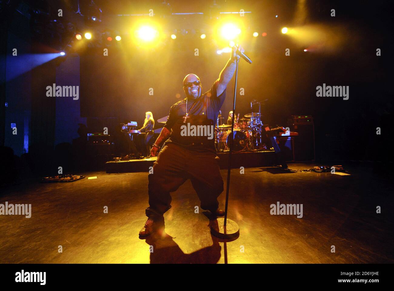 Cee Lo Green on stage at the Shepherd's Bush Empire in west London ...