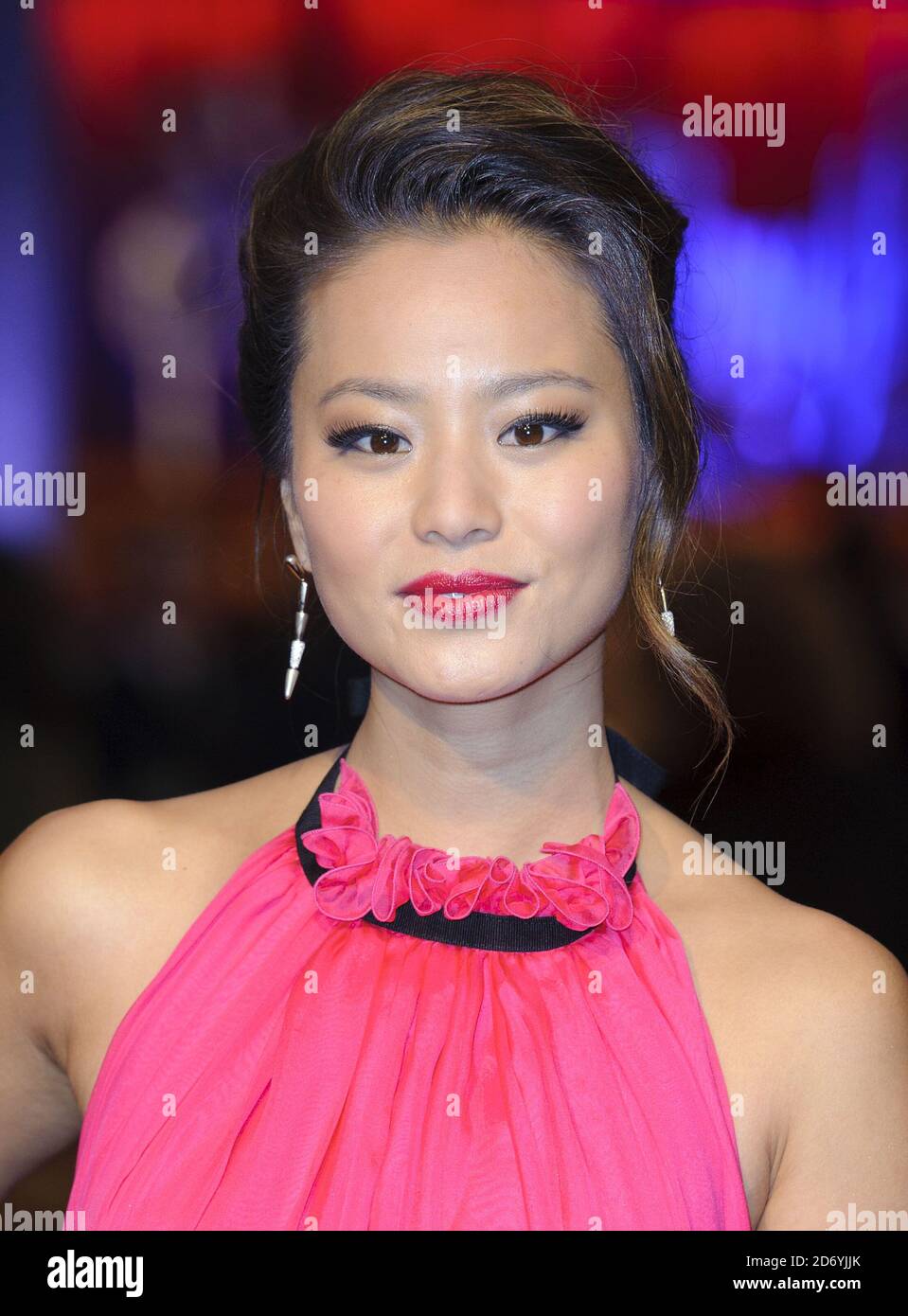 Jamie Chung arrives at the Premiere of Sucker Punch, at the Vue cinema ...