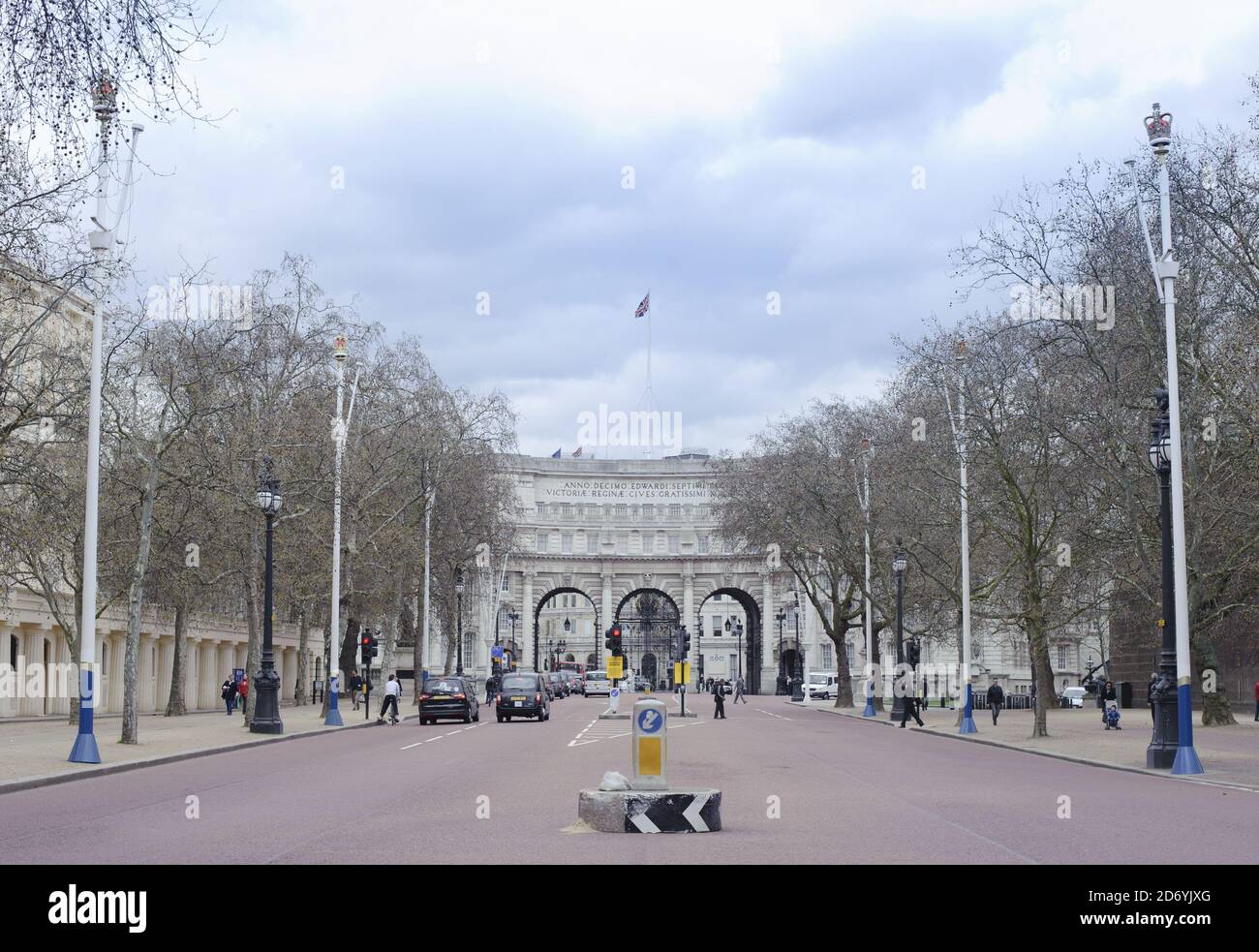 General view of Admiralty Arch on The Mall, which will be on the royal ...