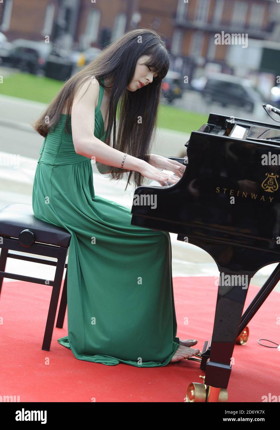 Pianist Alice Sara Ott pictured at the launch of the BBC Proms 2011, at ...