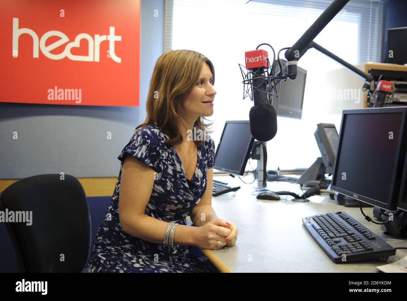 Harriet Scott pictured in the the Heart FM studio in central London, as ...