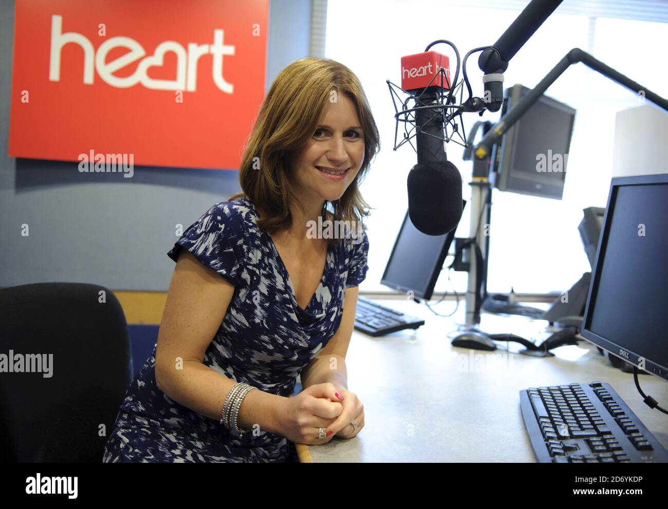 Harriet Scott pictured in the the Heart FM studio in central London, as ...