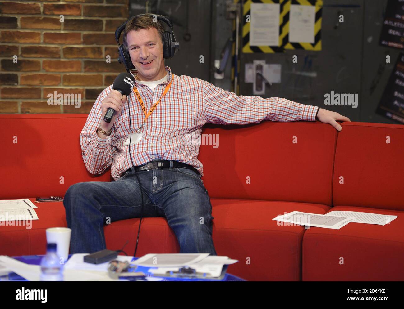 Russ Williams pictured during a live broadcast by Absolute Radio from ...