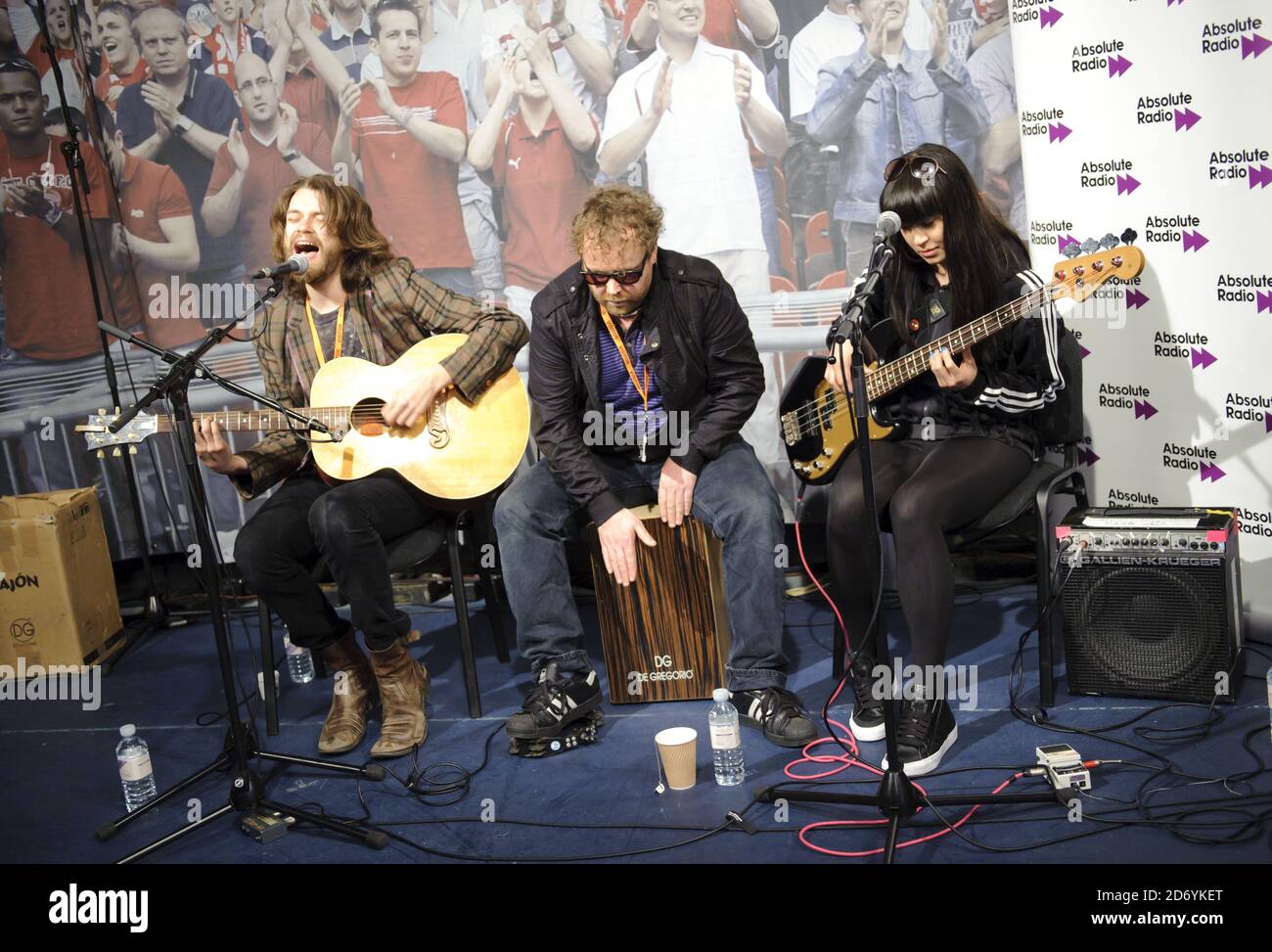 The Guillemots perform during a live broadcast by Absolute Radio from ...