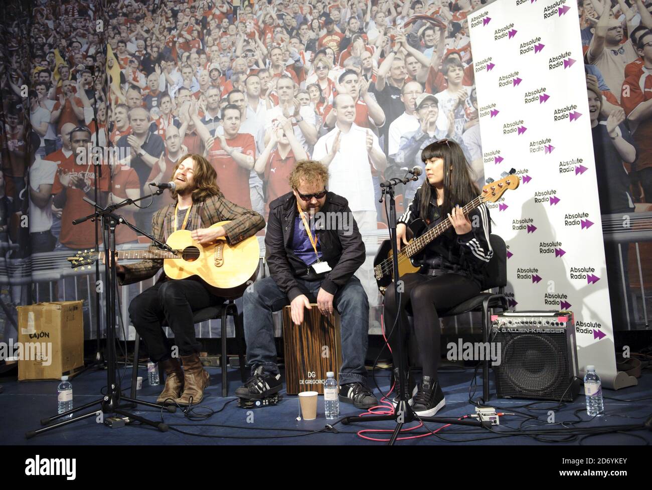 The Guillemots perform during a live broadcast by Absolute Radio from ...