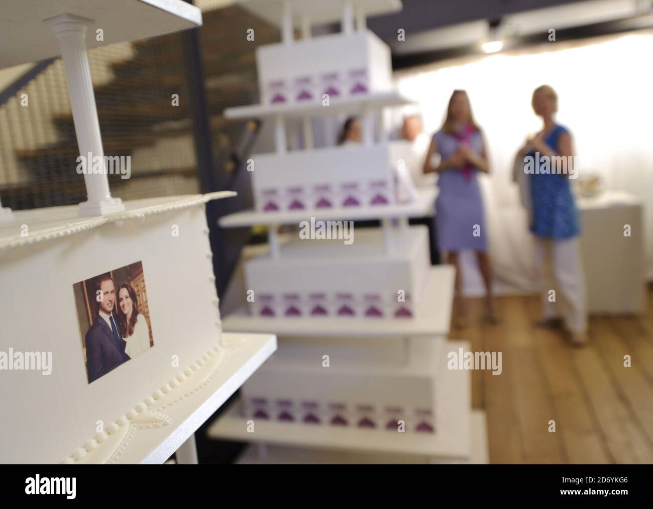 Visitors admire cakes at the Tate and Lyle 'Let Them Eat Cake ...