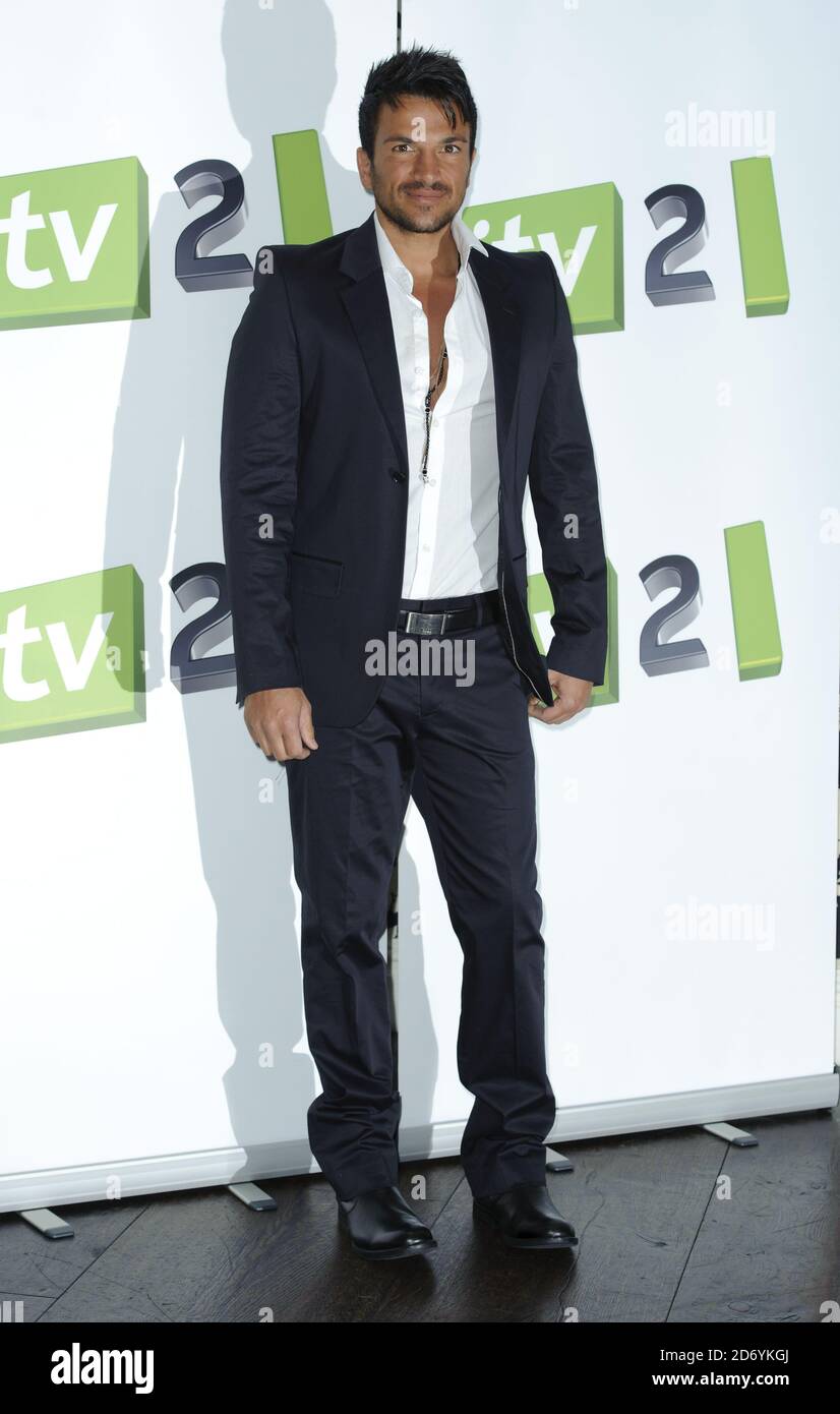 Peter Andre pictured at the launch of his new reality TV show, Peter ...