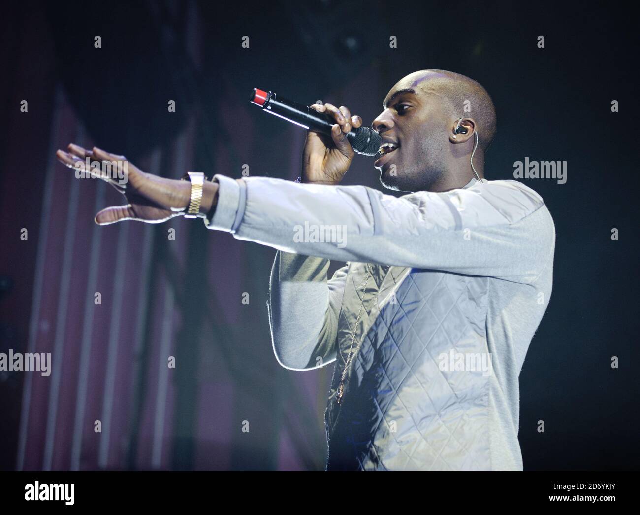 Talay Riley performing at the Hammersmith Apollo in west London Stock ...