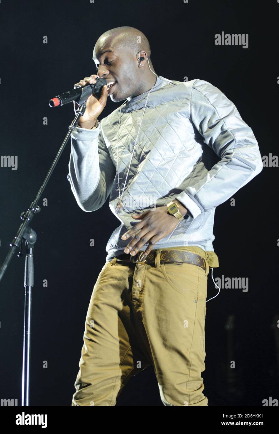 Talay Riley performing at the Hammersmith Apollo in west London Stock ...