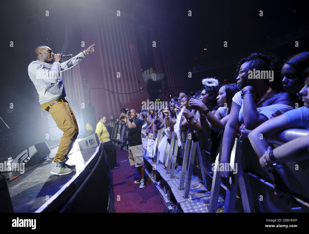 Talay Riley performing at the Hammersmith Apollo in west London Stock ...