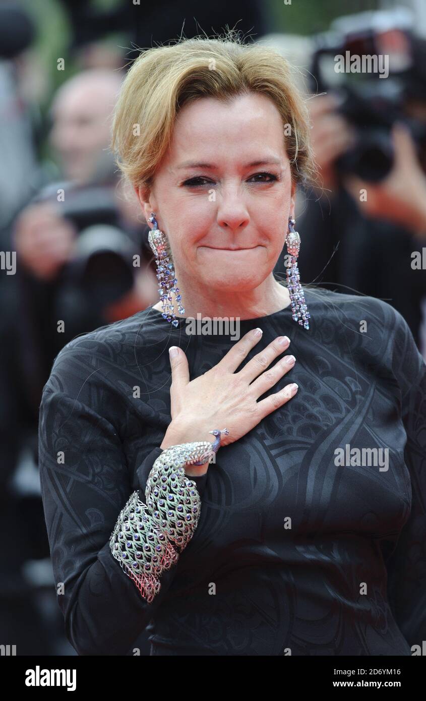 Caroline Gruosi arriving at the premiere of Midnight in Paris, the ...