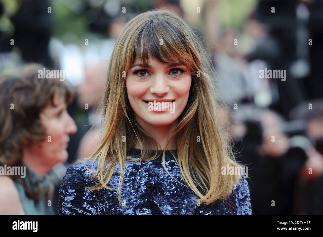 Gaia Bermani Amaral arriving at the premiere of Midnight in Paris, the ...