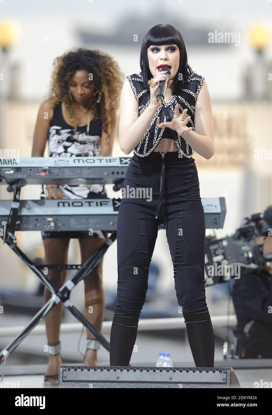 Jessie J performing on Le Grand Journal stage during the 64th Cannes ...