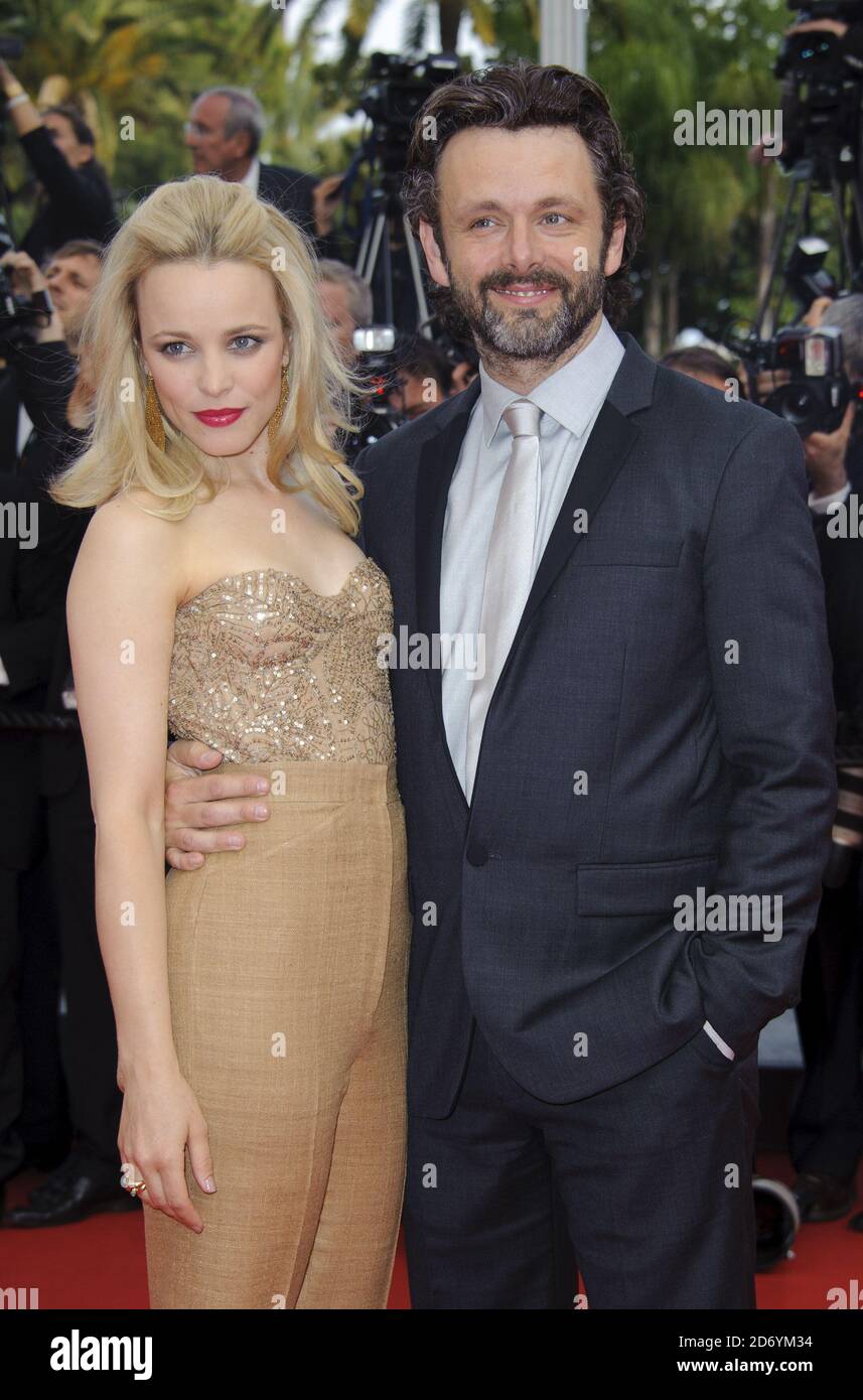 Michael Sheen and Rachel McAdams arriving at the premiere of Sleeping ...